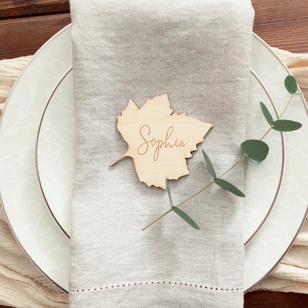 Autumn Place Cards - Etsy