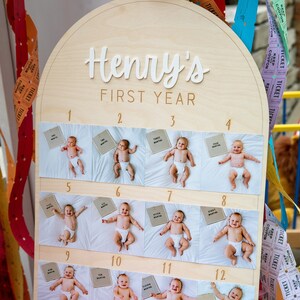 One Year of Board, First Year Photo Banner, Monthly Photo Banner ...