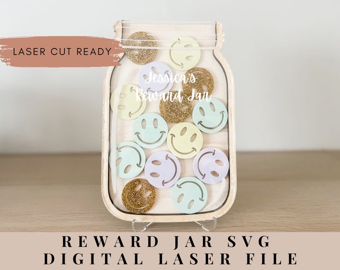 Reward Jar & Tokens Bundle SVG Token Shapes for Reward Jar Reward Jar ...