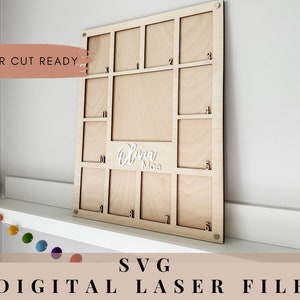 School Years Photo Frame SVG, Graduation Picture Frame SVG File, Kids ...