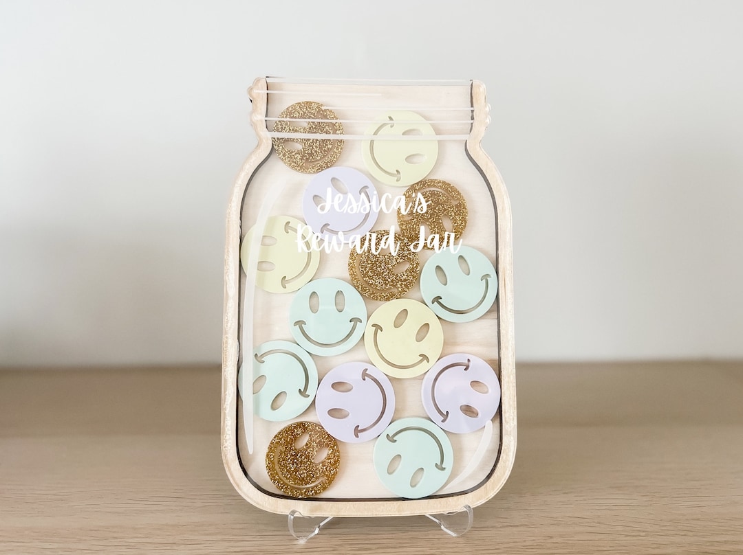 Reward Jar, Kids Kindness Jar, Classroom Reward System, Star Jar, Token ...