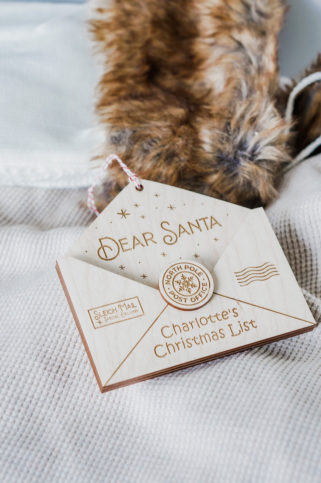Letter to Santa Ornament, Keepsake Ornament, Dear Santa Ornament ...