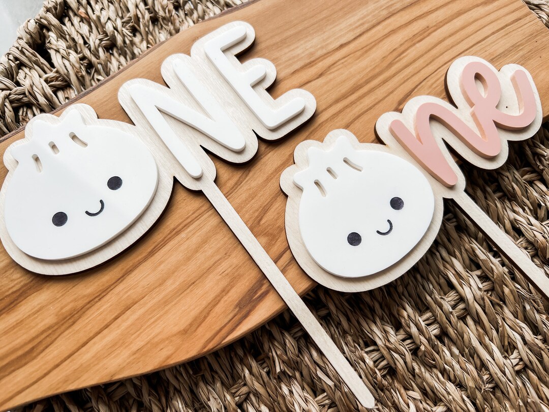 Little Dumpling Cake Topper, Our Little Dumpling Party Topper, Dumpling ...