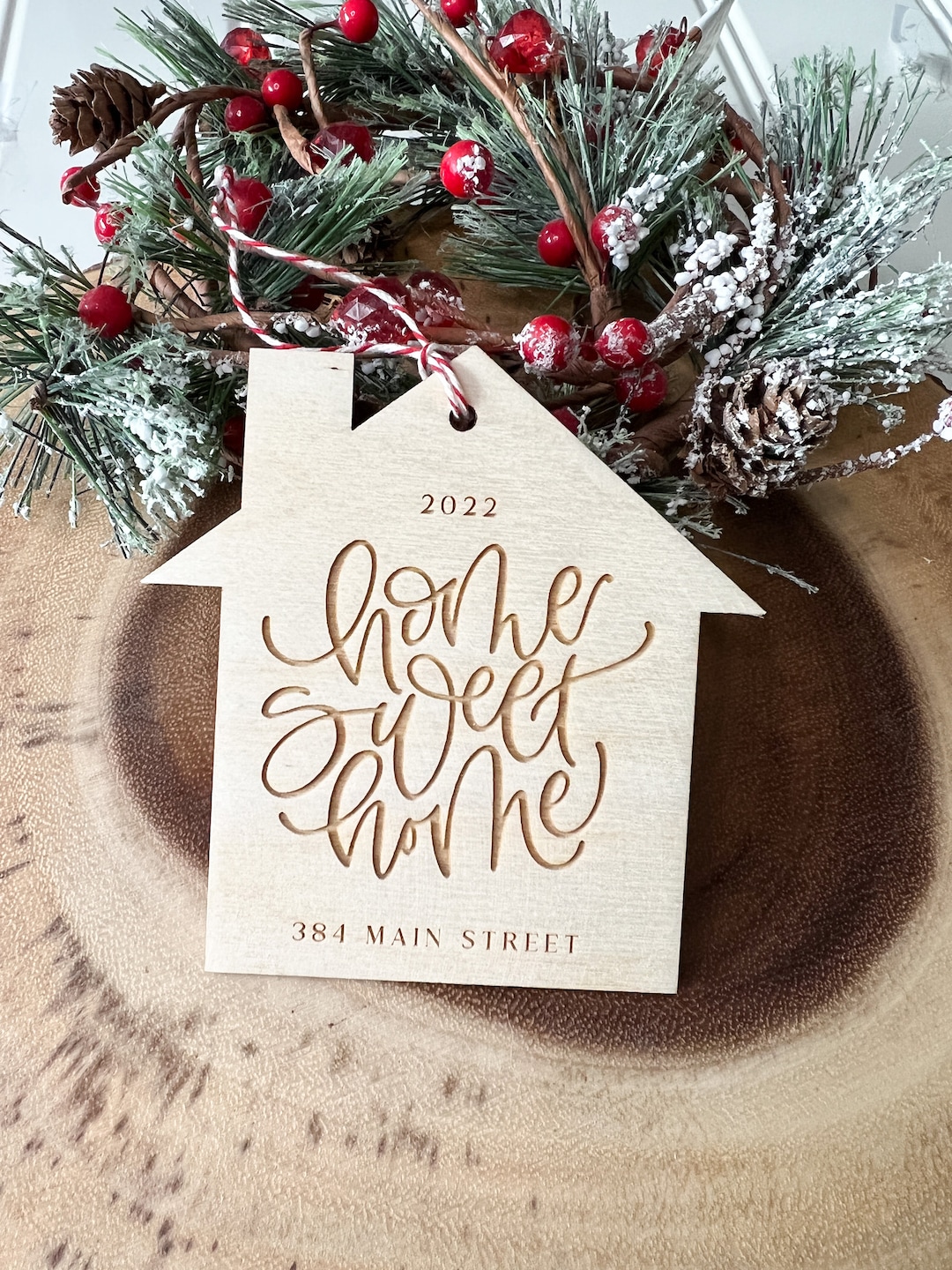 Our First Home Christmas Ornament, Personalized Christmas Ornament ...