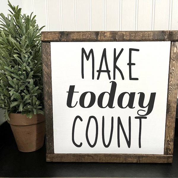 Make Today Count - Etsy