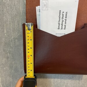 Large Leather Mailbox, Mail Box, Wall Pocket, Office Organizer, Wall ...