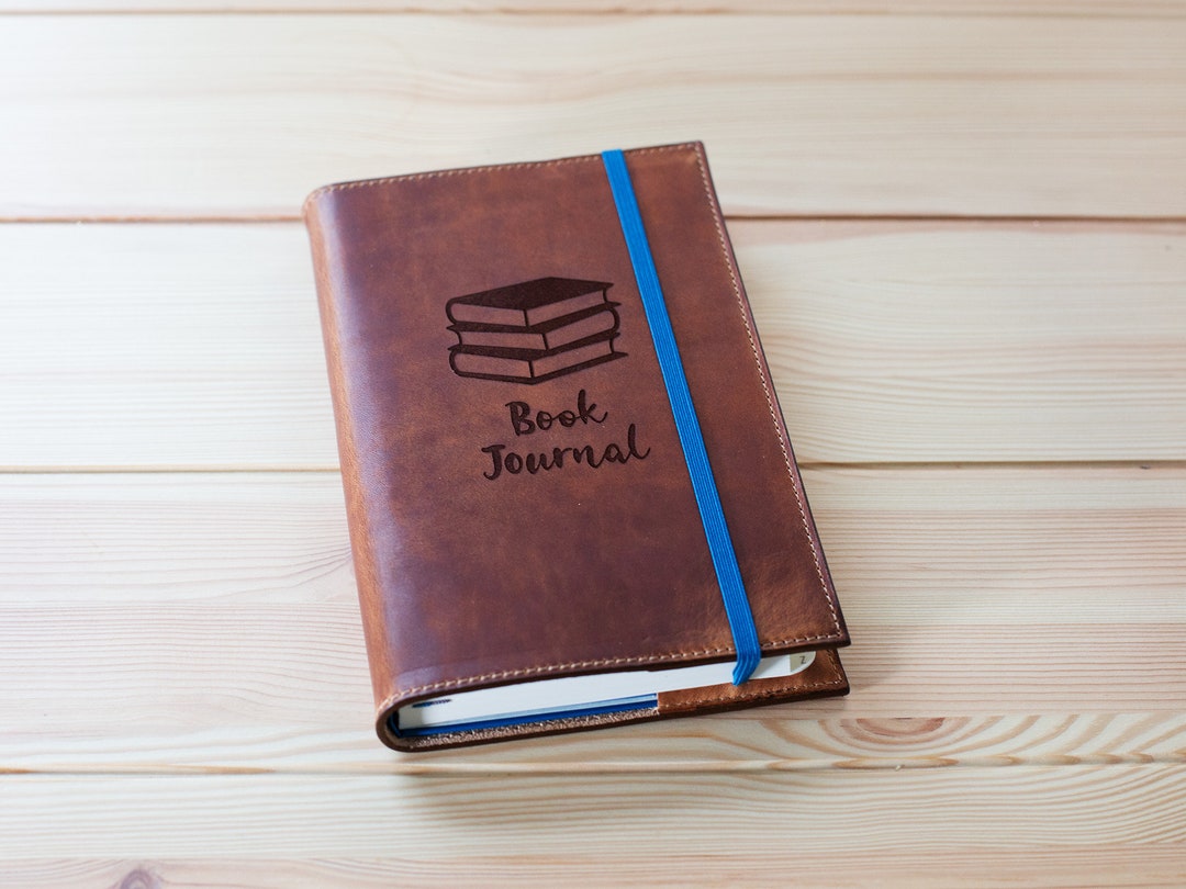Leather Reading Journal / Milwaukee Leather Book Journal / Custom ...
