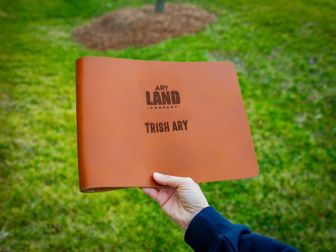 Horizontal Simple Menu, Mexican Leather Simple Menu, Menu With Screw ...