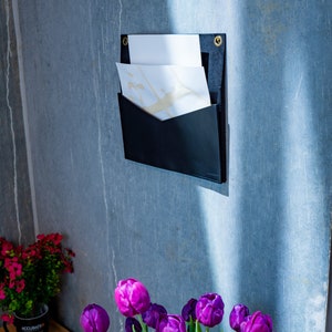 Wall Mount Mail Sorter, Hanging Storage Organizer, Olpr Leather Mail ...