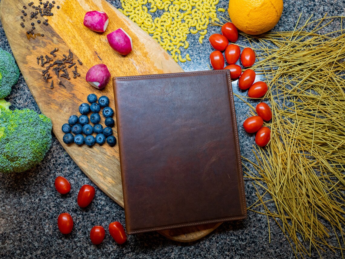 Leather Menu Folder With Binder Ring, Menu Cover, Restaurant Menu Book ...