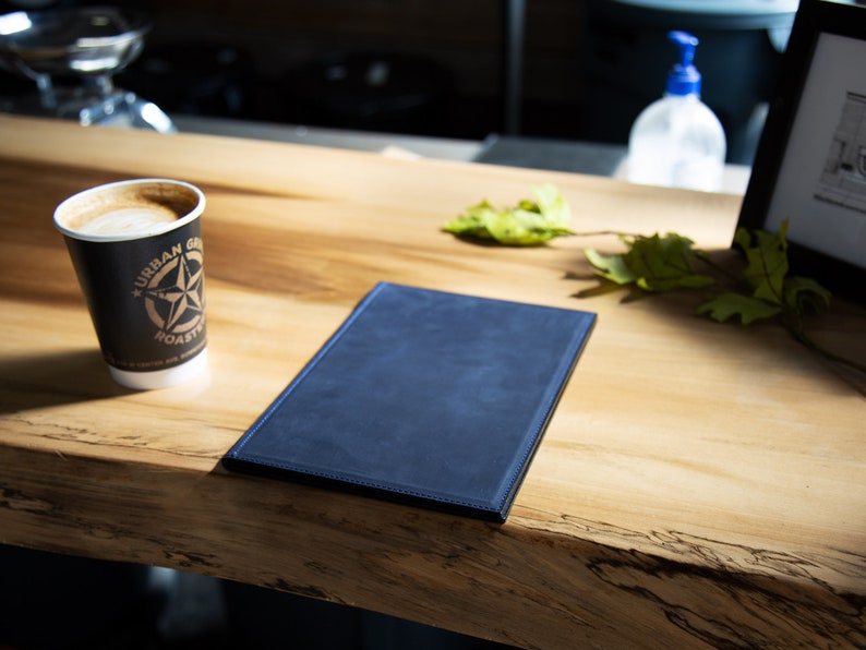 Leather Hardcover Menu Cover / Hard Cover Menu Folder & - Etsy