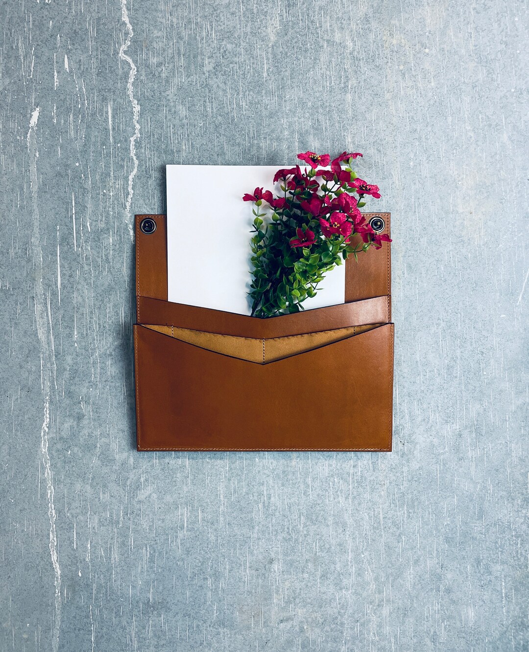Wall Mount Mail Sorter, Hanging Storage Organizer, Olpr Leather Mail ...