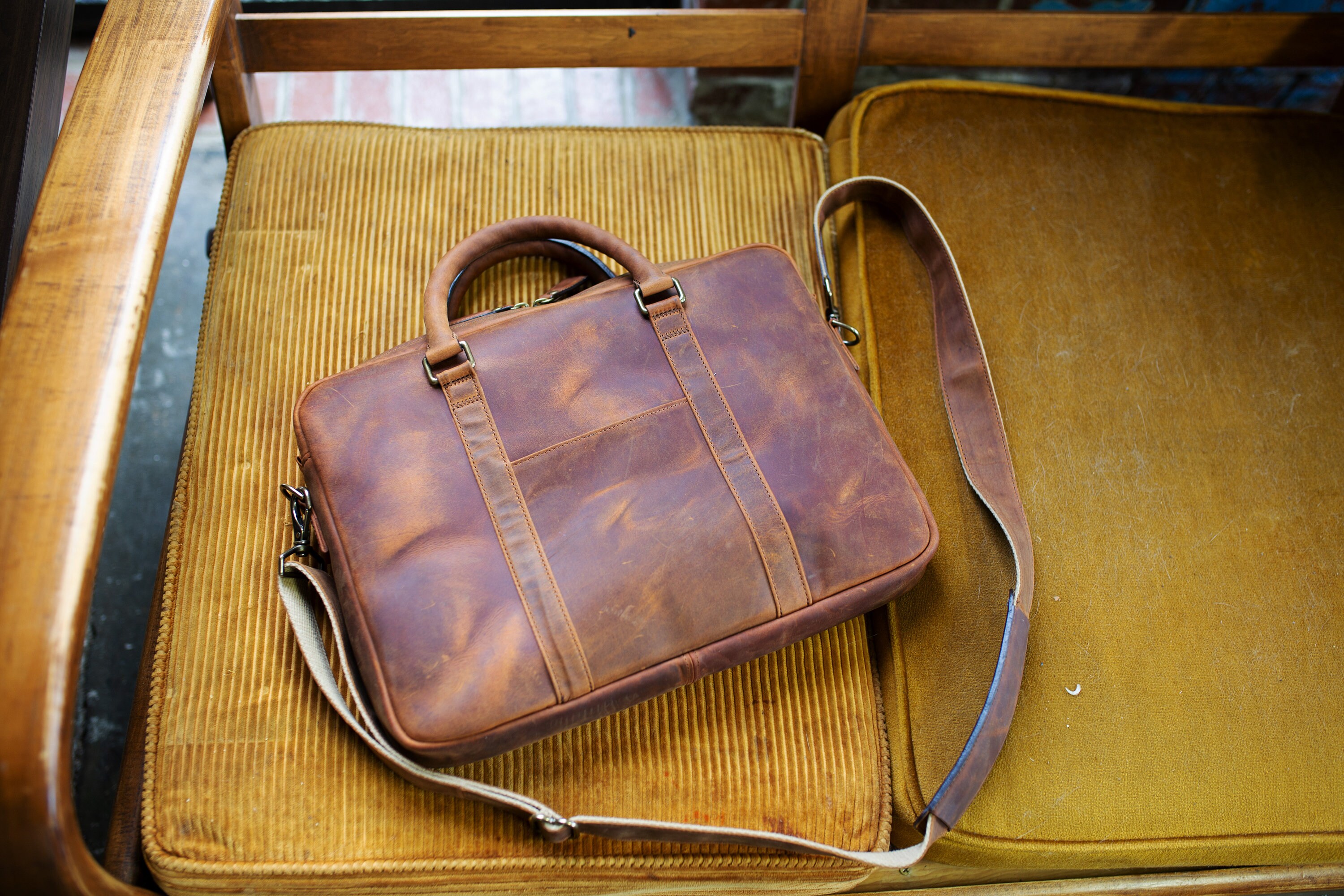 Macbook Case / Leather Laptop Bag / Computer Briefcase / - Etsy