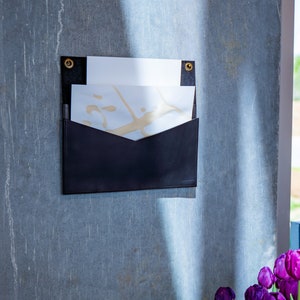 Wall Mount Mail Sorter, Hanging Storage Organizer, Olpr Leather Mail ...