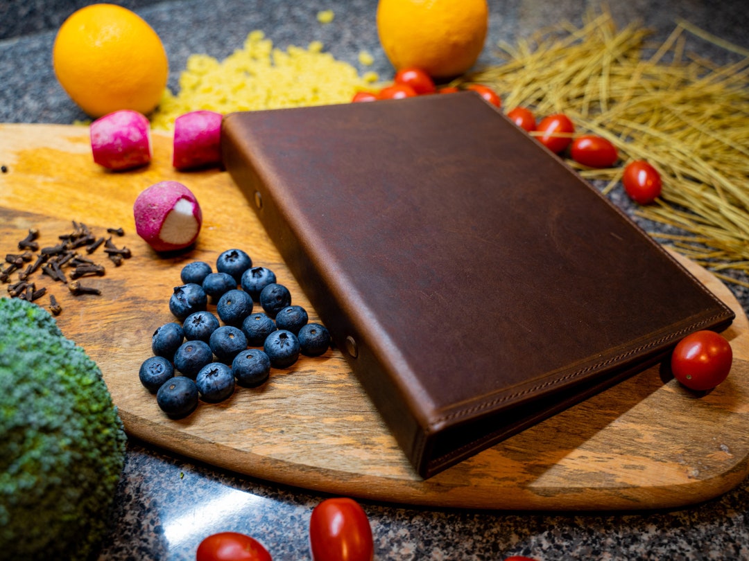 Leather Menu Folder With Binder Ring, Menu Cover, Restaurant Menu Book ...