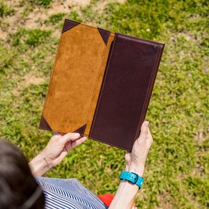 Restaurant Trifold Leather Menu / Menu Folder Design / Custom Cafe Bar ...