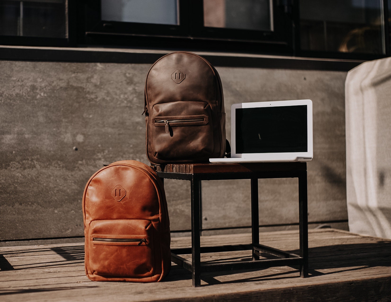 City Backpack Leather Backpack Laptop Backpack Leather | Etsy