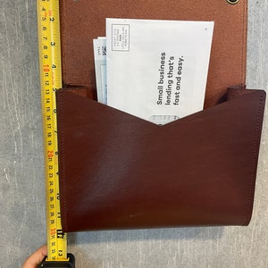 Large Leather Mailbox, Mail Box, Wall Pocket, Office Organizer, Wall ...