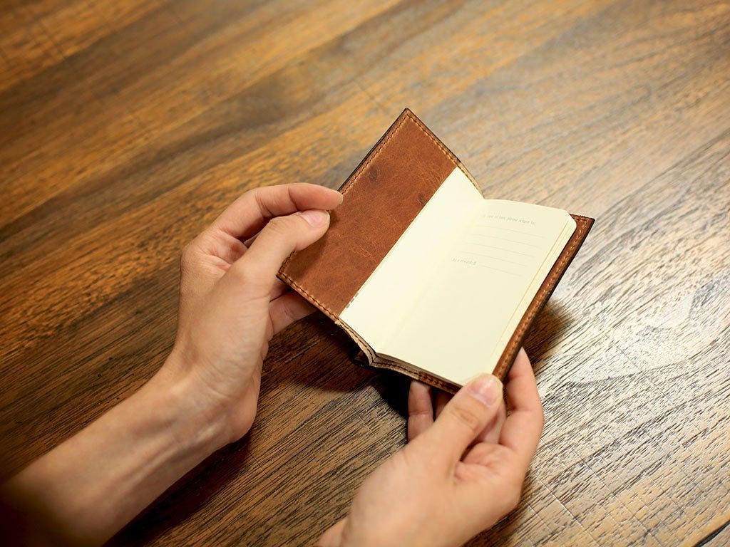 Mini Journal With a Pen Extra Small Leather Journal Leather - Etsy