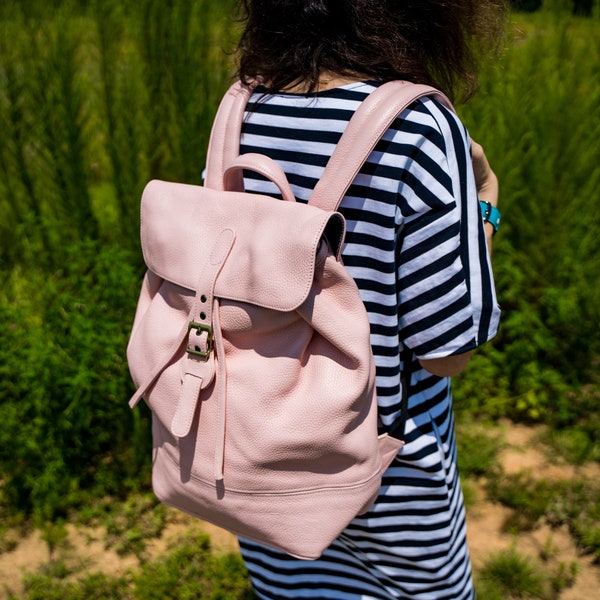 Leather Backpack - Etsy