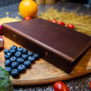 Leather Menu Folder With Binder Ring, Menu Cover, Restaurant Menu Book ...