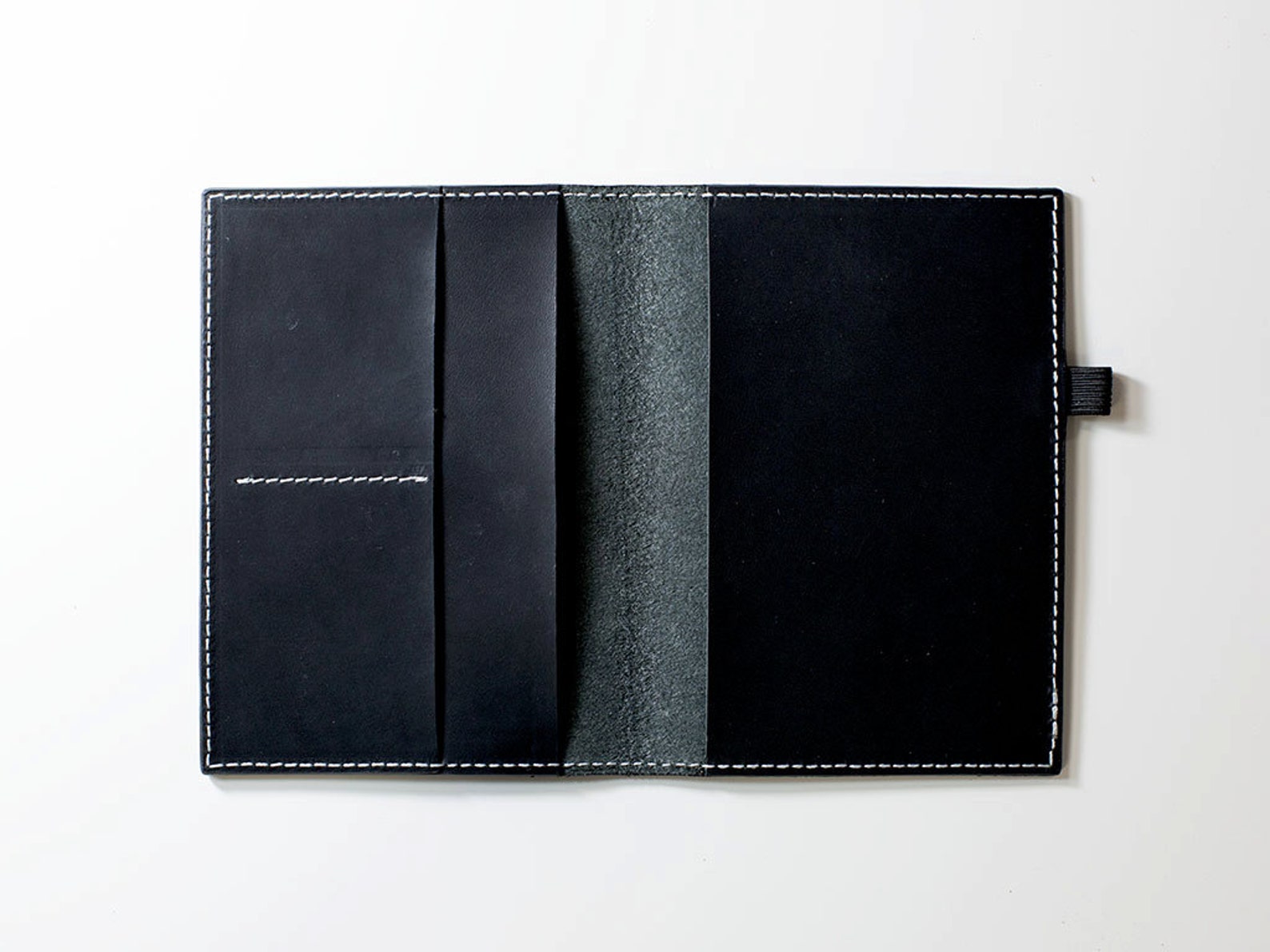 Leather Journal Case With Pockets and Pen Holder Milwaukee - Etsy