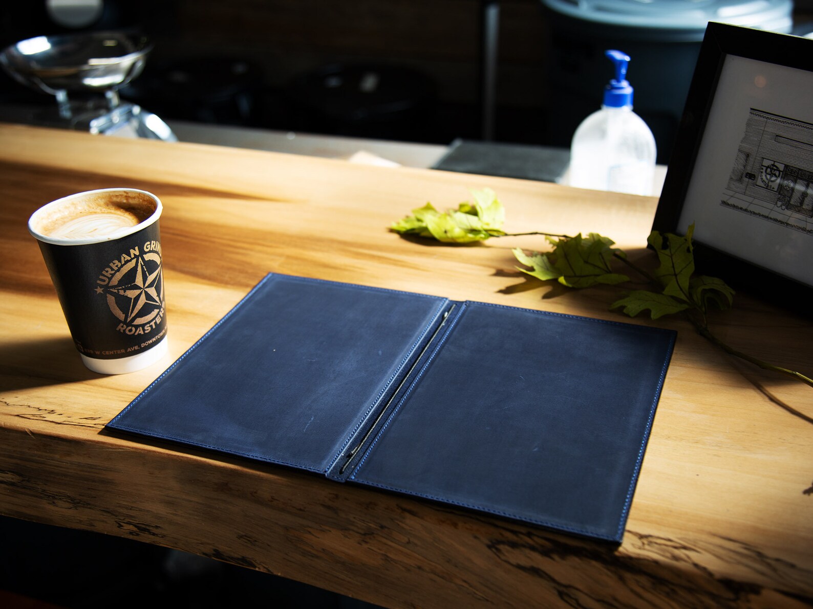 Leather Hardcover Menu Cover / Hard Cover Menu Folder & | Etsy