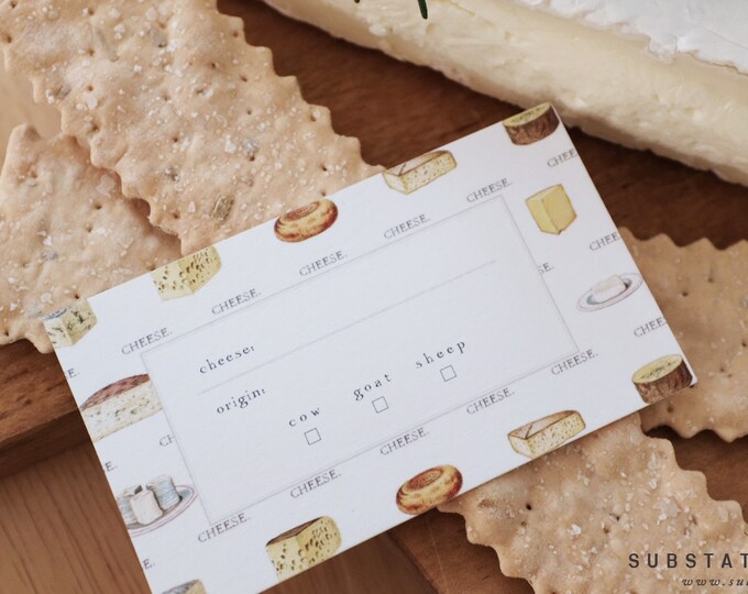Printable Charcuterie Cards - Charcuterie Labels - Cheese - Dinner ...