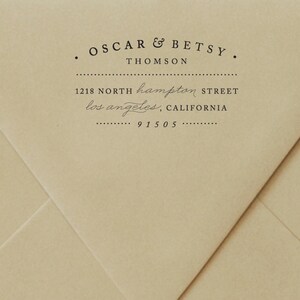 Custom Return Address Stamp Wedding and Housewarming - Etsy