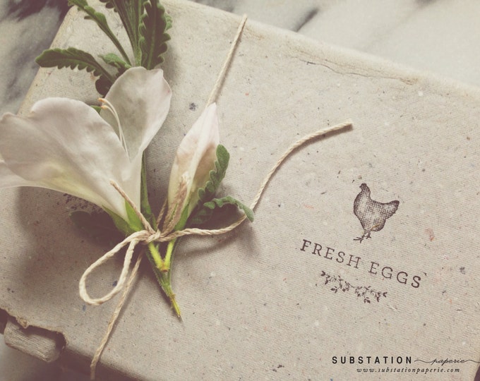 Fresh Eggs Stamp - Chicken Stamp - Egg Carton Label - Farm Stamp - Hen ...