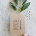 Seed Packet Rubber Stamp Grow Your Own Gift for the - Etsy
