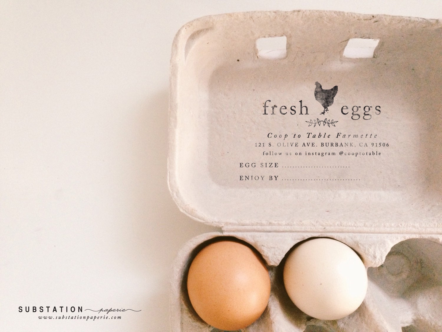 Custom Chicken Rubber Stamp Fill in the Blank Egg Carton - Etsy