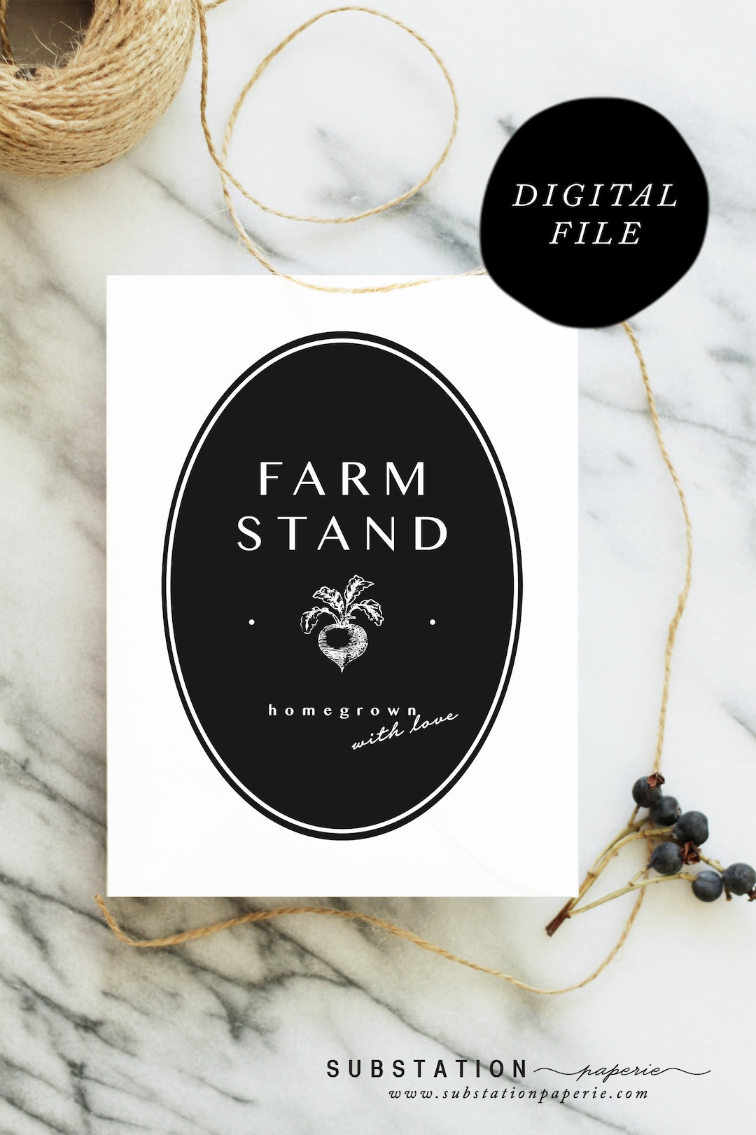 Farmstand Sign DIGITAL File - Homegrown - Homestead - Garden - Farm to ...