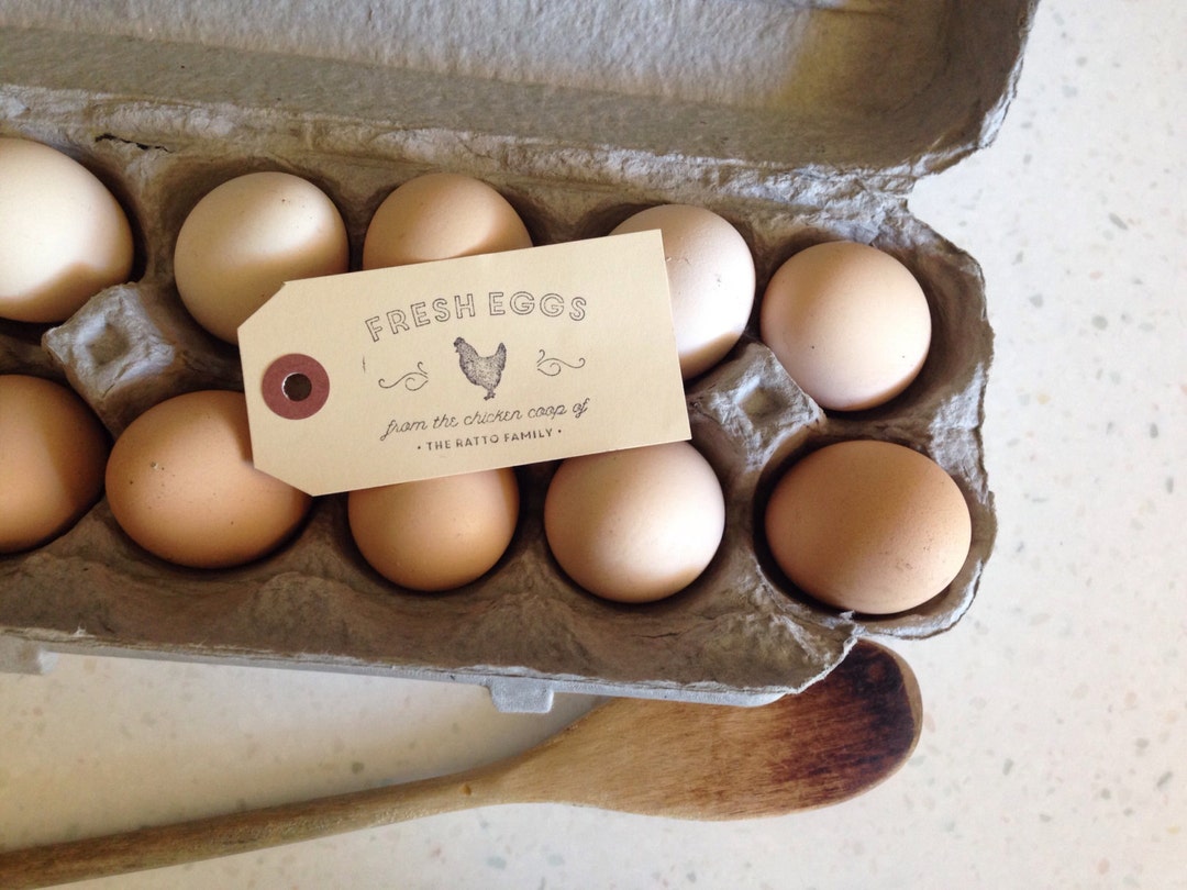 Chicken Rubber Stamp - Egg Carton Labels - Chicken Coop - Hen - Duck ...