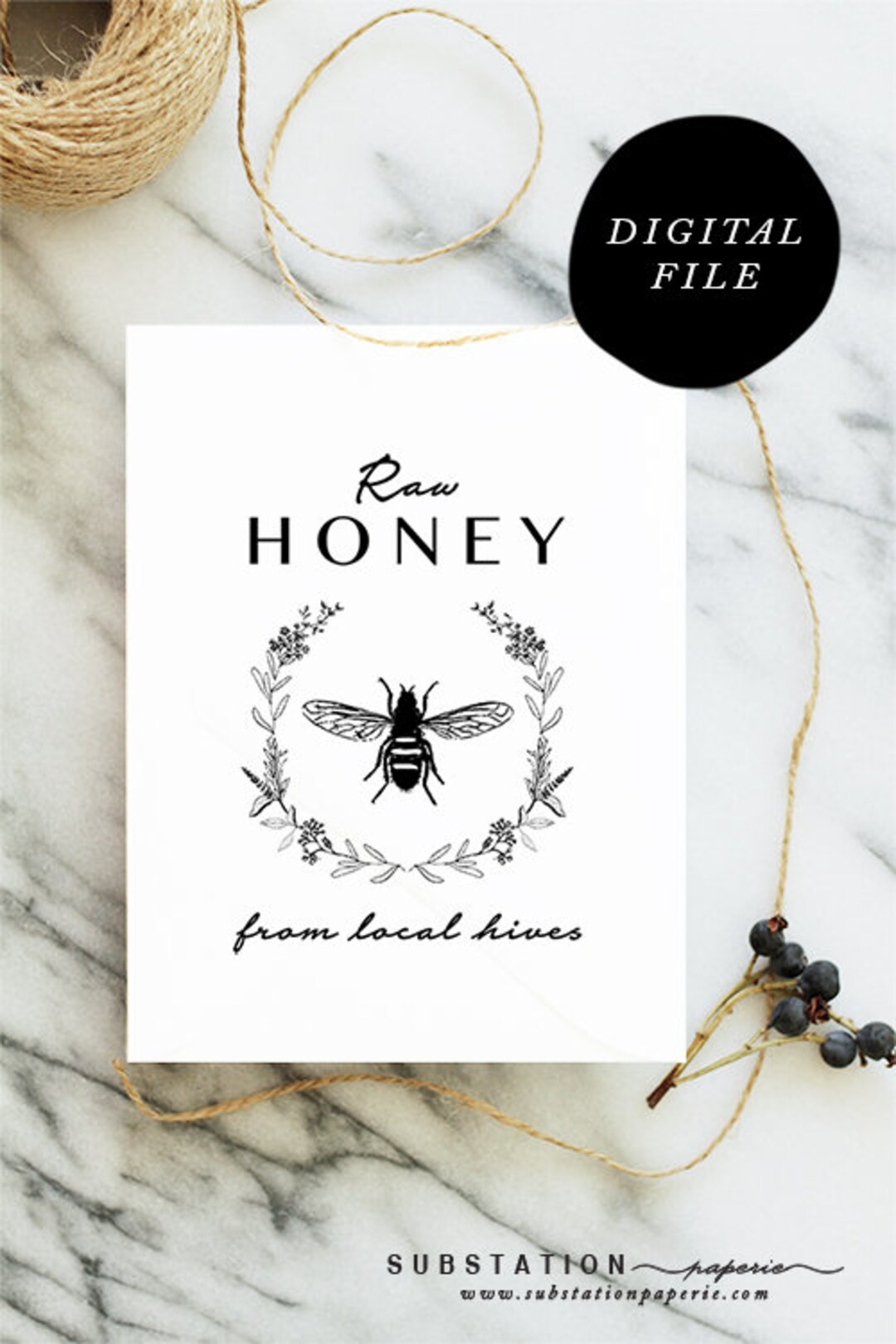 Honey Sign DIGITAL File - Local Honey - Homestead - Raw Honey - Honey ...
