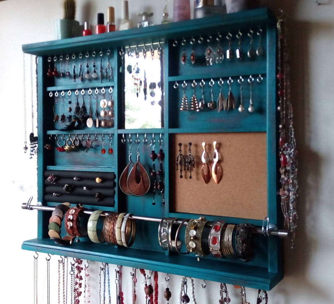 Jewelry Display Large Earrings Storage/turquoise Jewelry Storage/wall ...