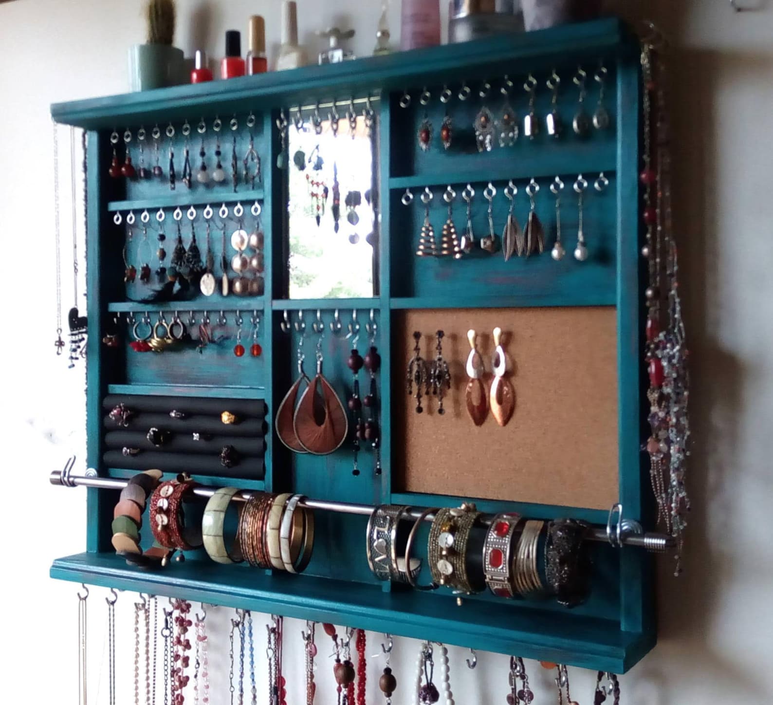 Jewelry Display Large Earrings Storage/turquoise Jewelry - Etsy