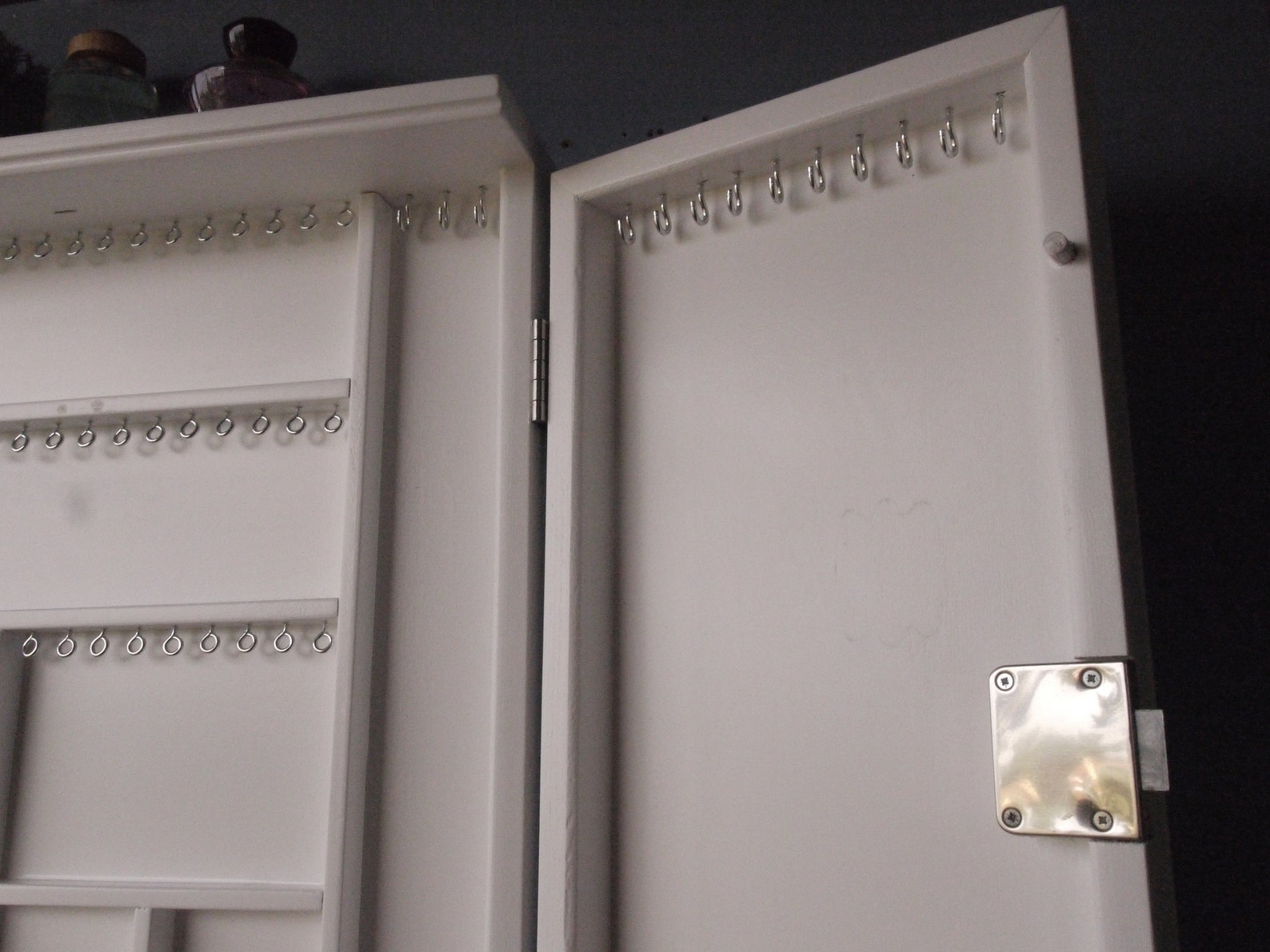Jewelry Cabinet With KEY LOCK/ Armoire/large Earrings Case/ - Etsy