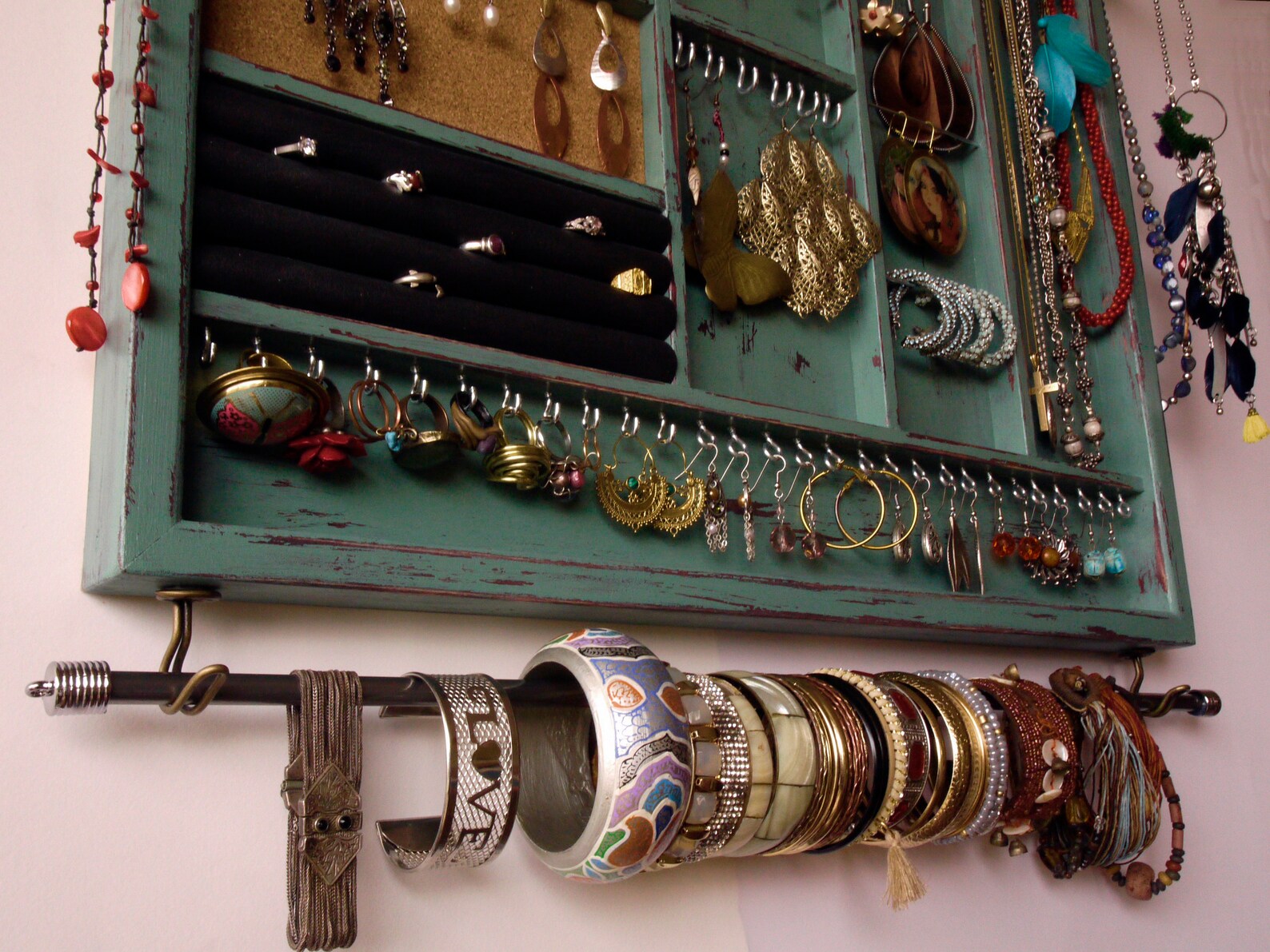 Jewelry Display/ Large Earrings Display/jewelry Storage/wooden | Etsy