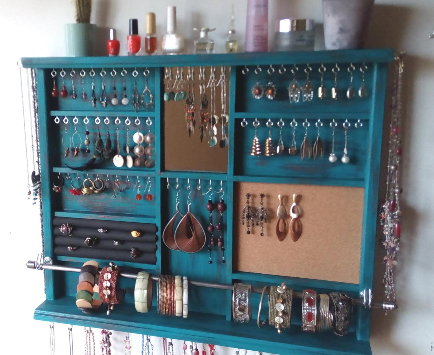 Jewelry Display Large Earrings Storage/turquoise Jewelry - Etsy