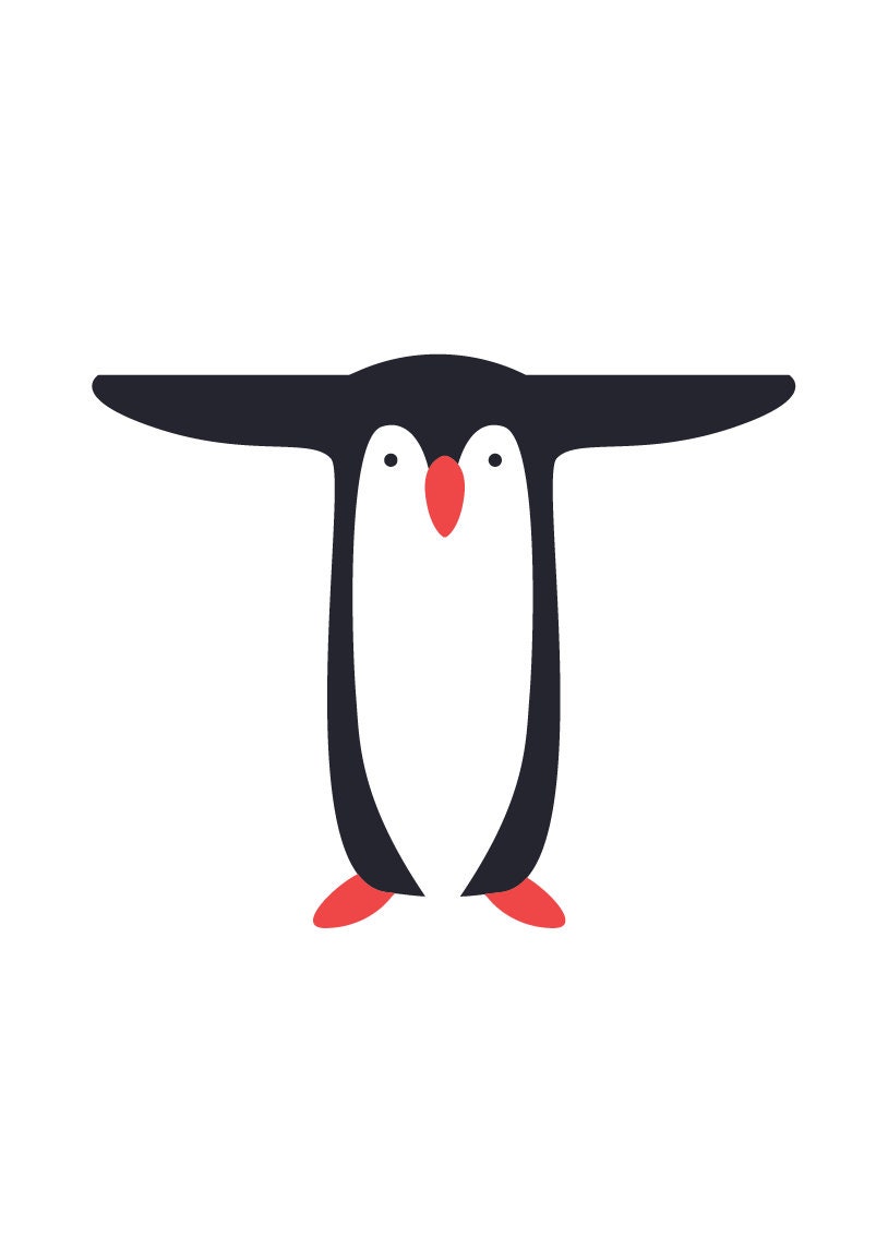 Penguin Alphabet Poster | Digital Download - Etsy