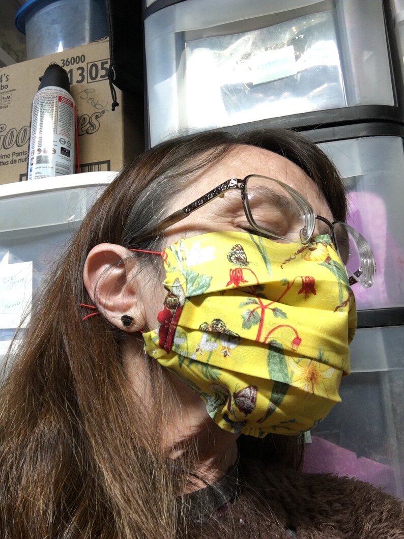 Face Mask Handmade Cotton Pocket Washable Reusable All | Etsy