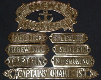 Nautical plaques | Etsy