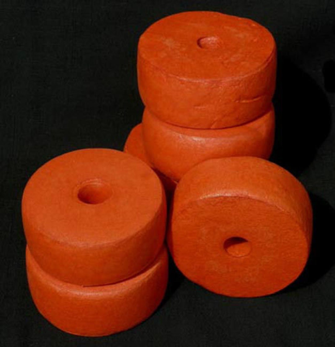 New Authentic Commercial Rust Color PVC Fishing Floats~nautical Decor ...