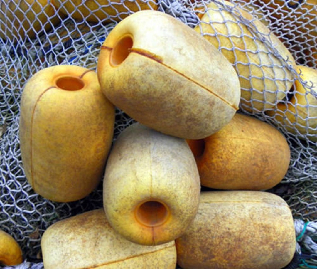 Used Authentic Bullet Fishing Floats/buoysnautical Fish Net - Etsy