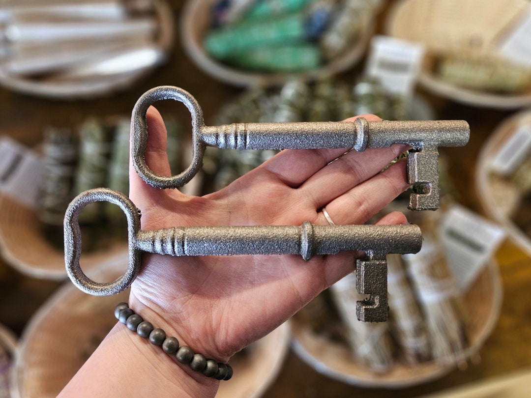 Skeleton Key, XL, Iron, Hecate, Hecates Key, Home, Protection, Magic ...