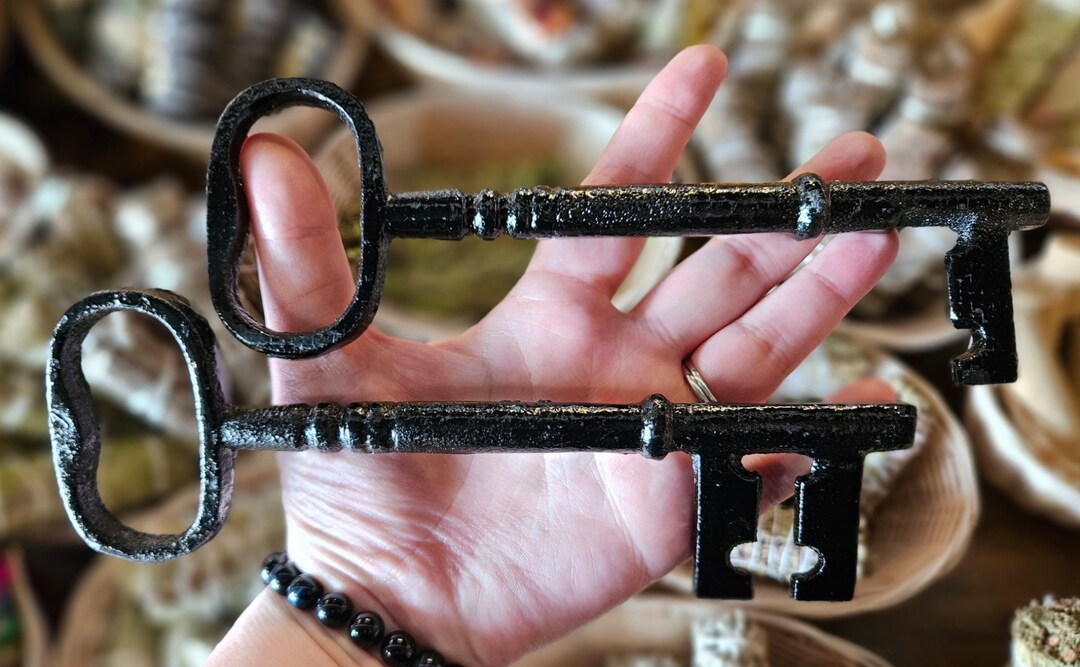 Skeleton Key, XL, Iron, Hecate, Hecates Key, Home, Protection, Magic ...