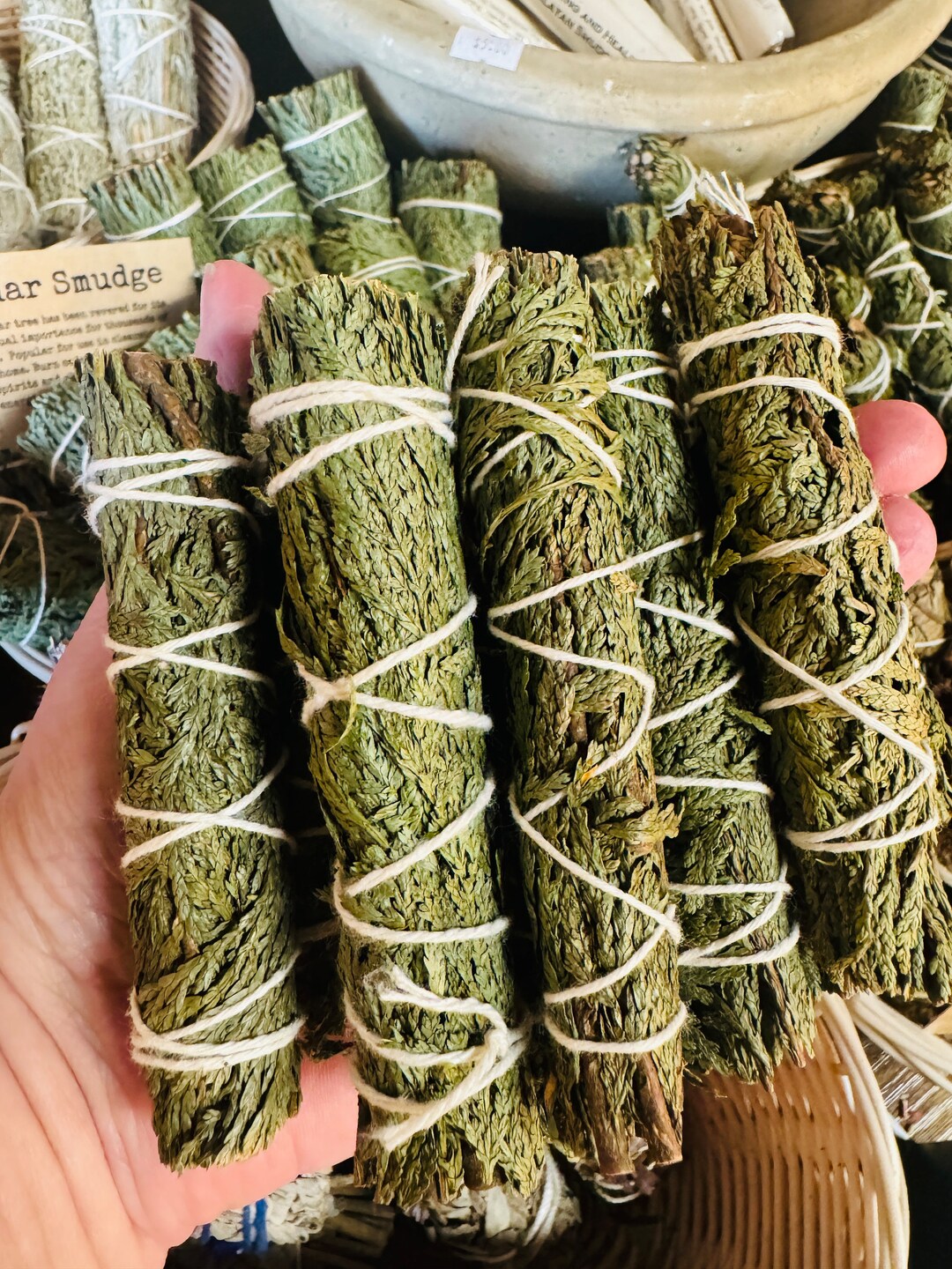 CEDAR Smudge Bundle Mini, Cleansing, Purification, Ceremony - Etsy