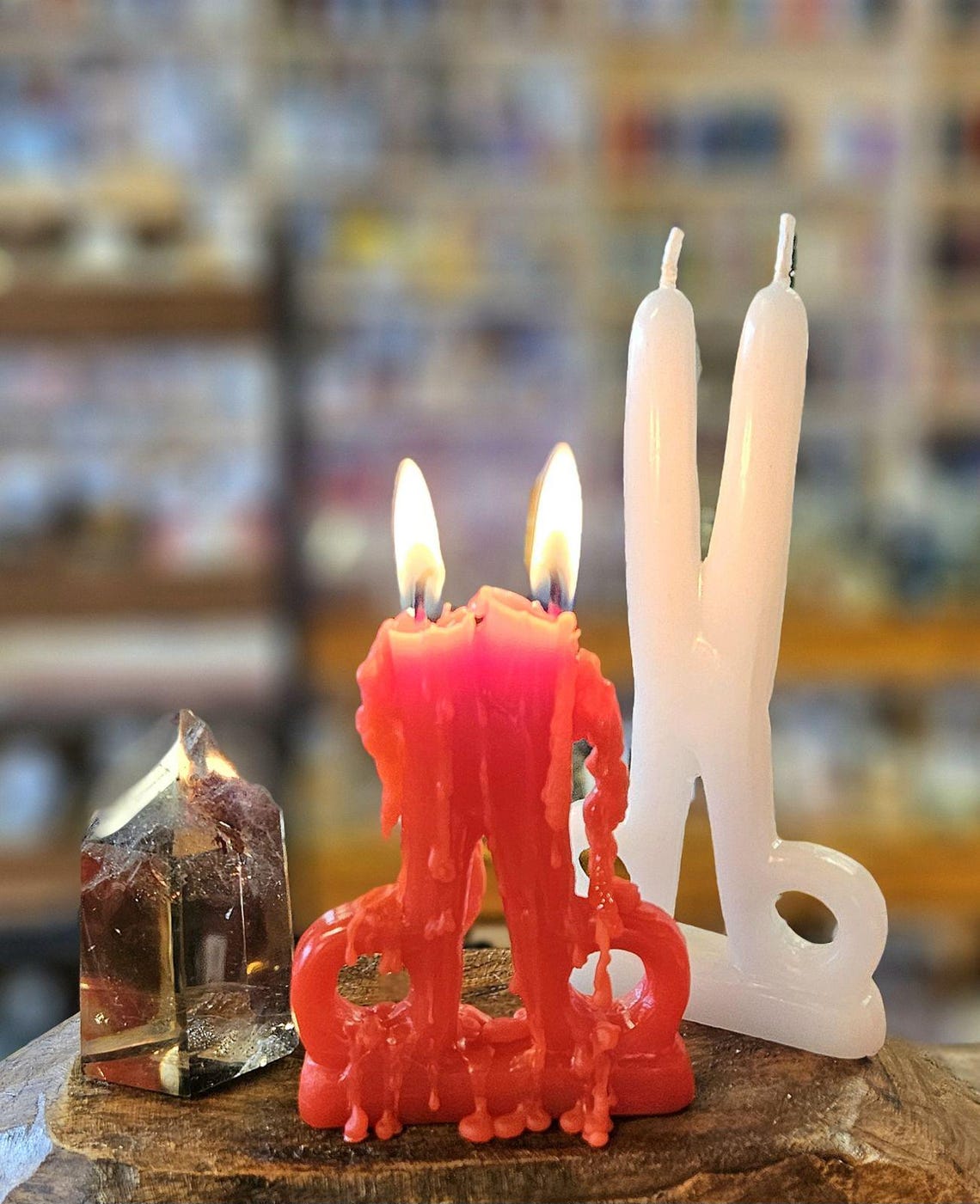 Scissor Candle, Cord Cutting, Magic, Spells, Ritual, Altar - Etsy