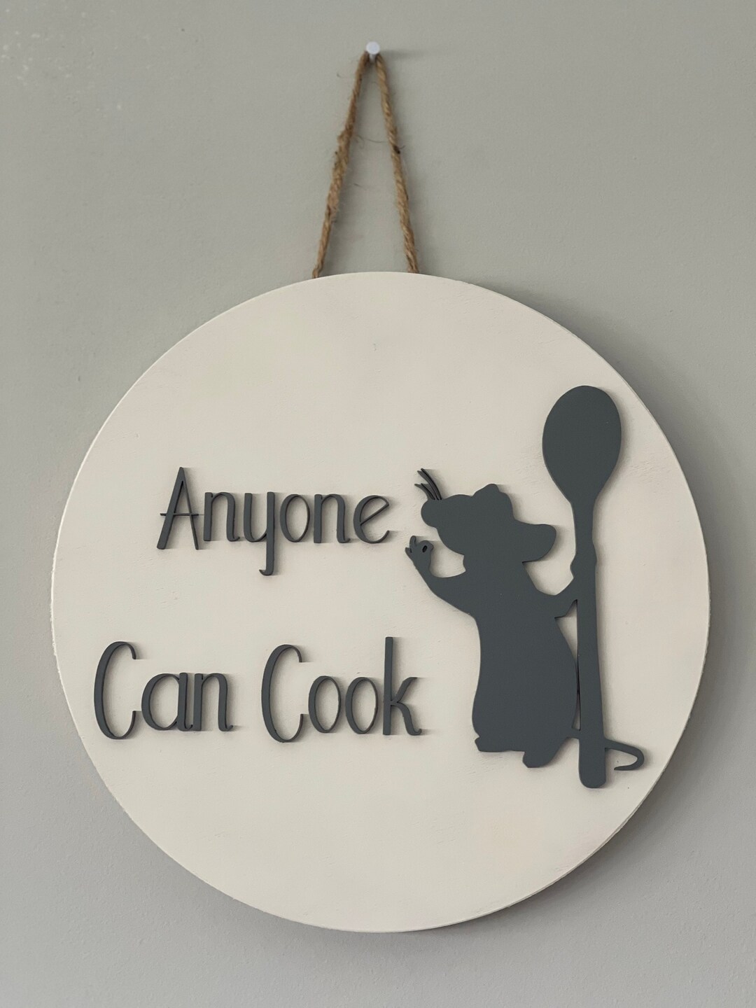 Anyone Can Cook Sign - Etsy